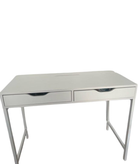 Bureau Alex Blanc 100x48 - LesMeublesCirculaires.fr